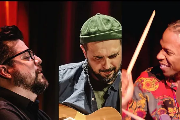 Jeff Denson/Romain Pilon Trio with Percussion Powerhouse Jonathan Pinson