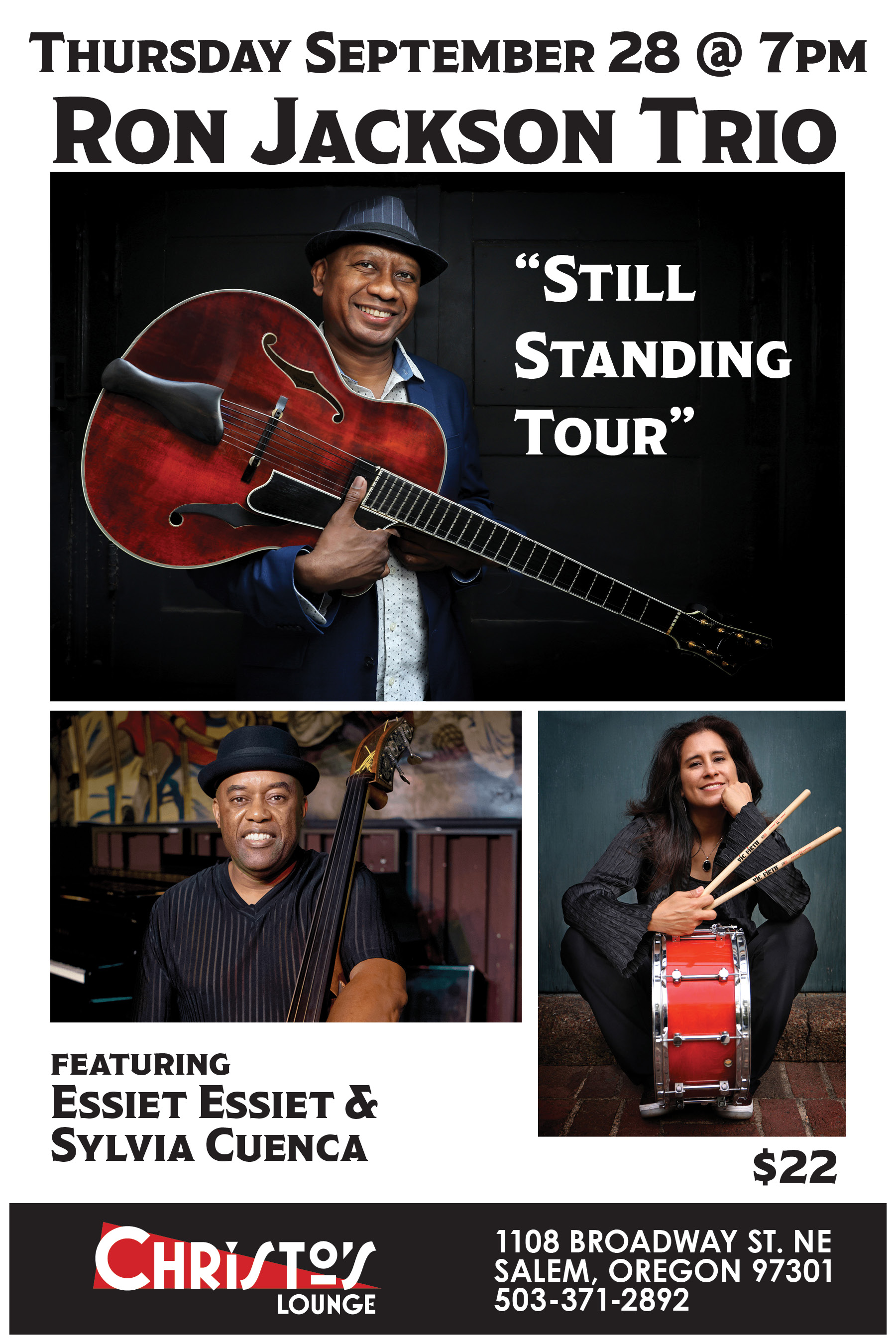 Ron Jackson Trio ft. Essiet Essiet & Sylvia Cuenca